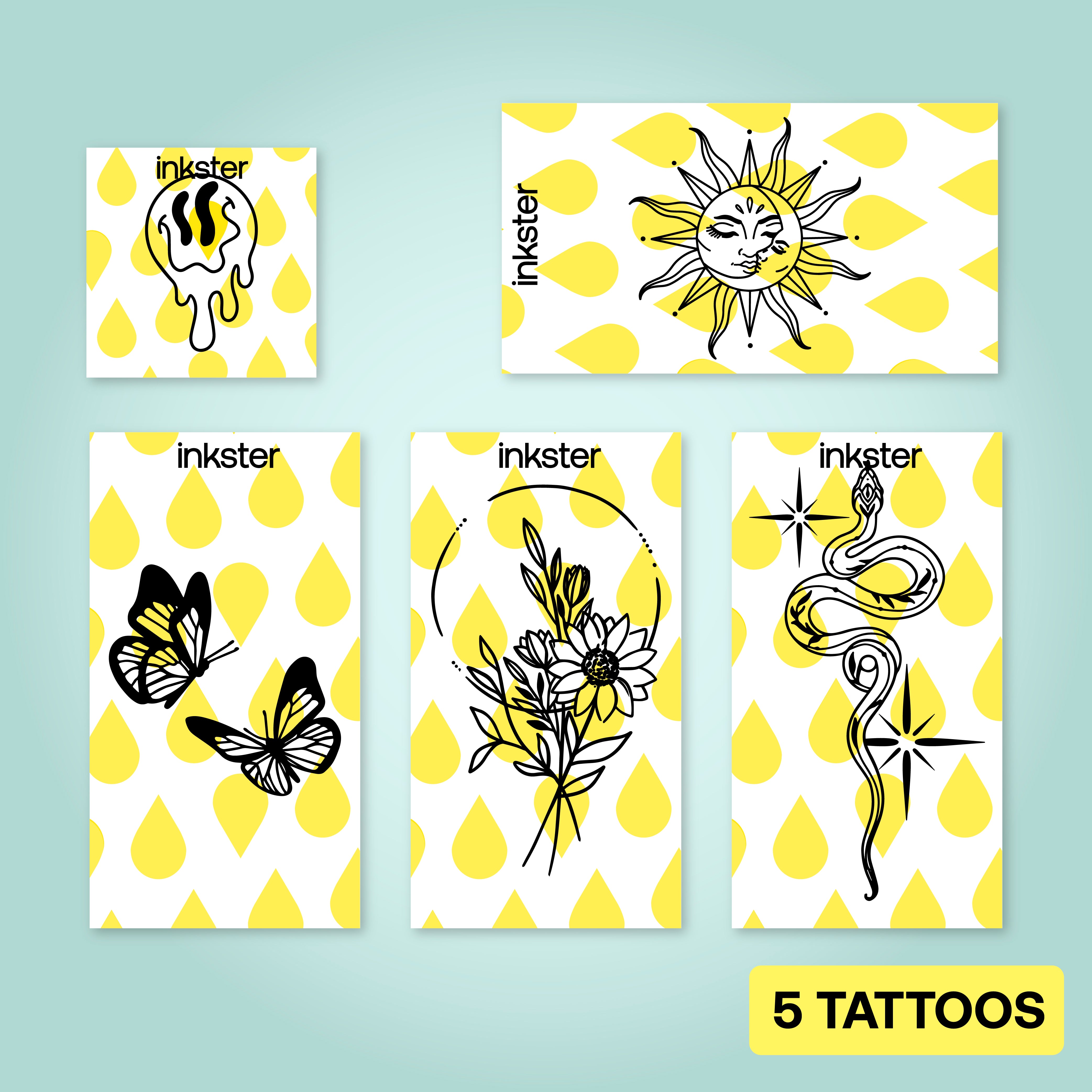 Big Tattoos Bundle | Temporary Tattoo | Inkster