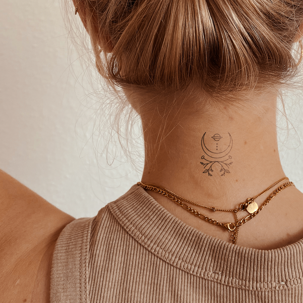 Sun Tattoos Neck