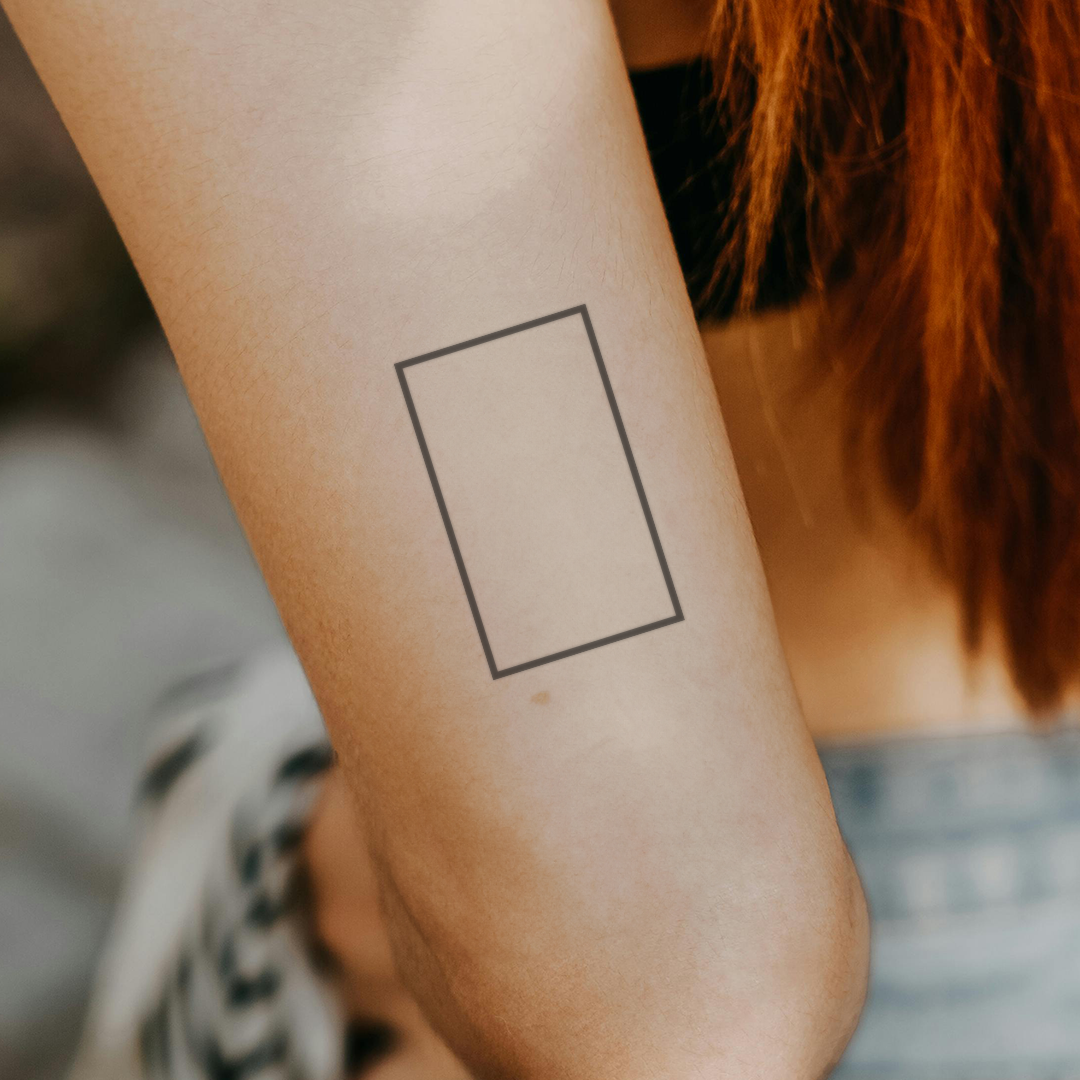 The 1975 Rectangle - New Technology | Temporary Tattoo | Inkster