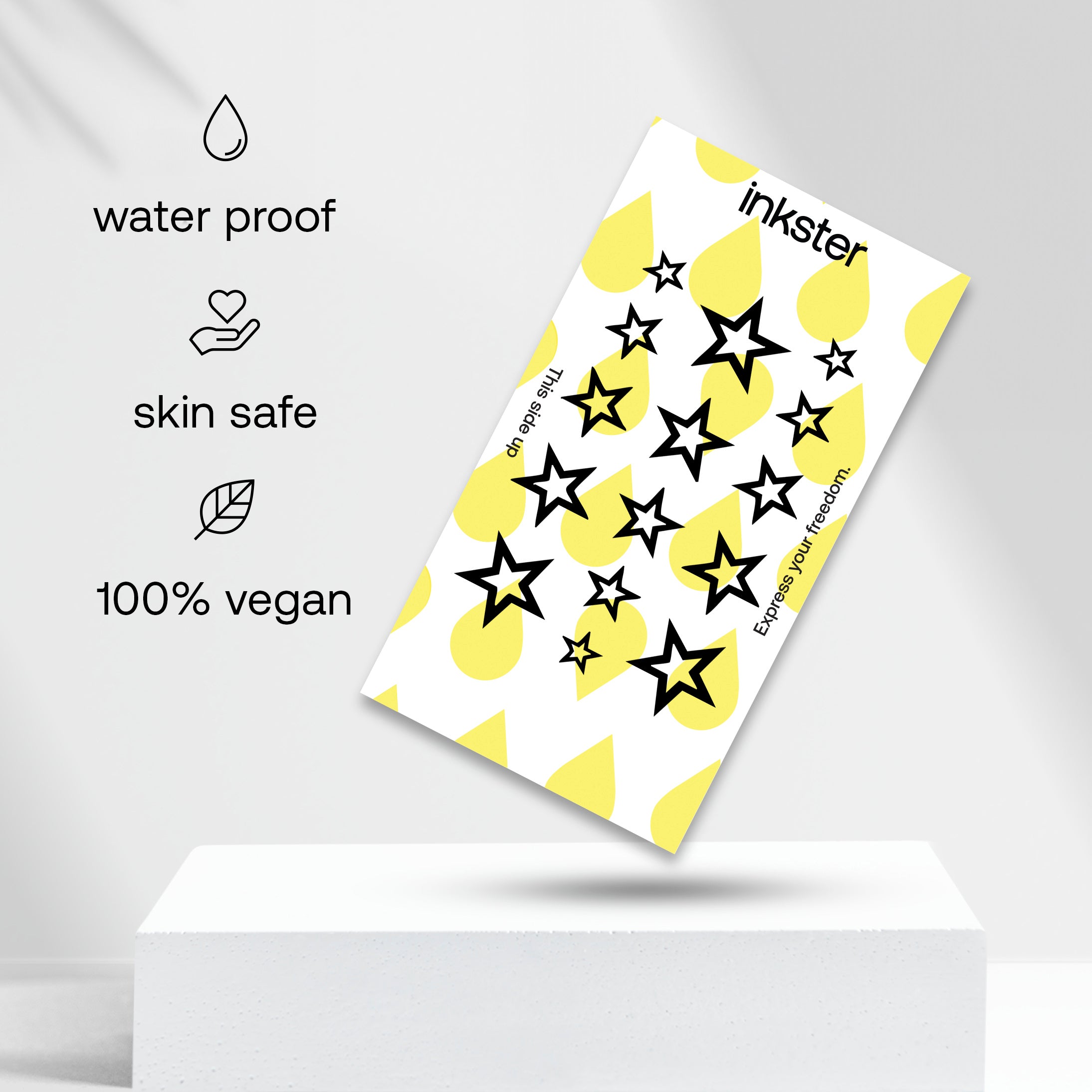 Individual stars | 2 Week Temporary Tattoo | inkster – Inkster