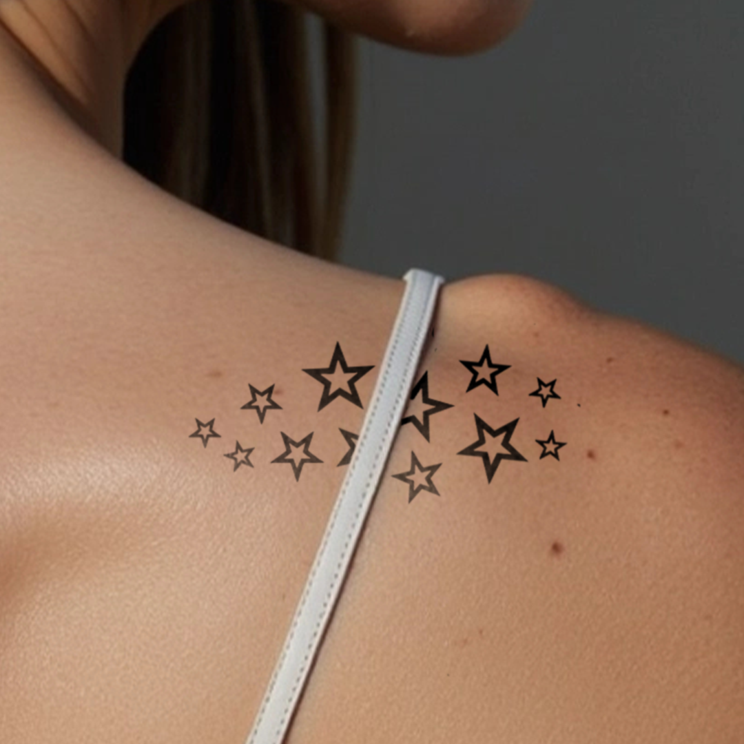 Individual stars | 2 Week Temporary Tattoo | inkster – Inkster