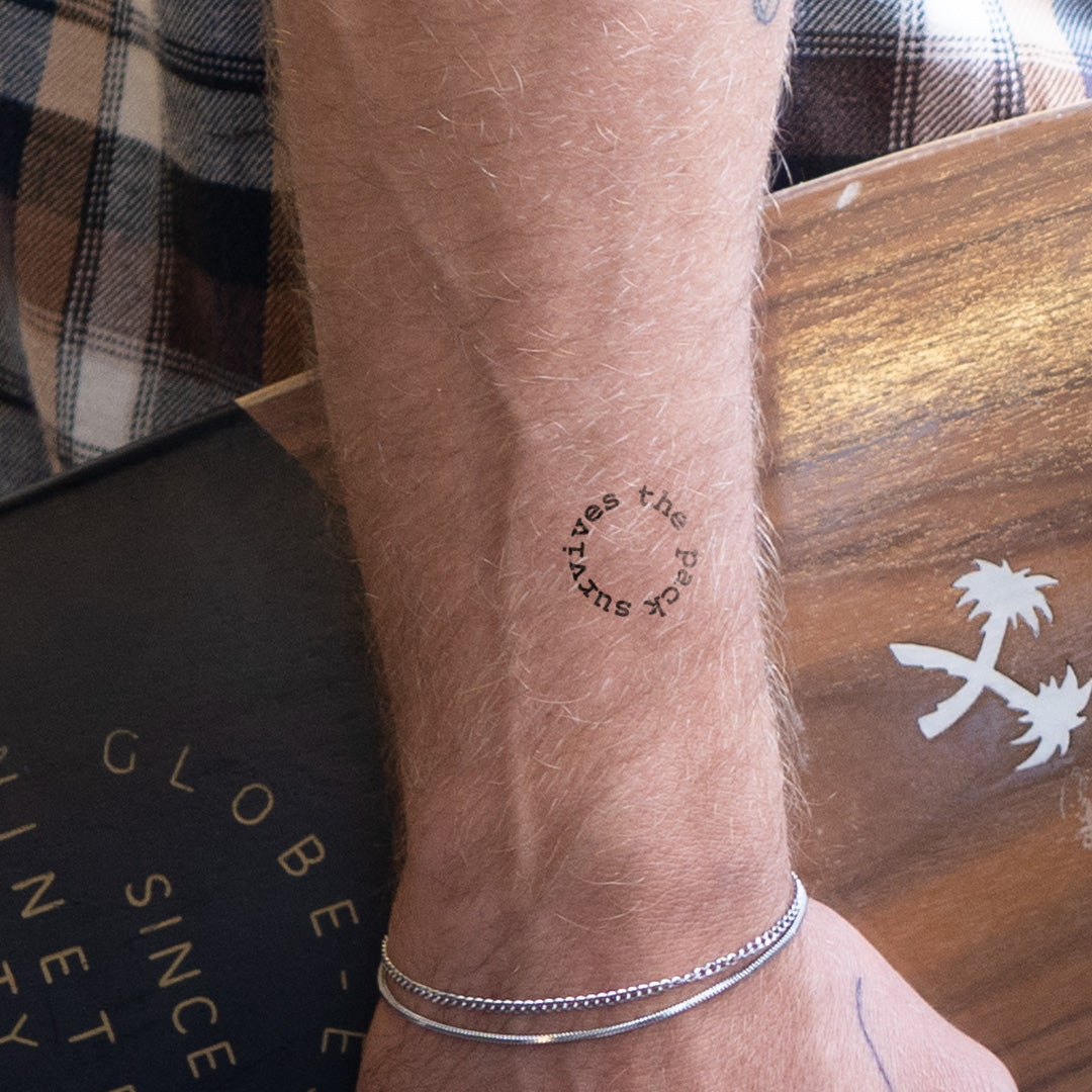 The Pack Survives | 2 Week Temporary Tattoo | inkster – Inkster