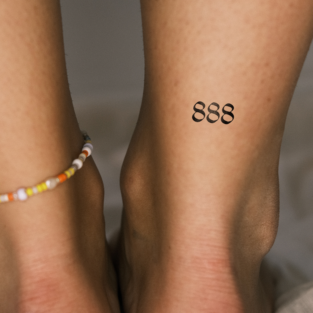 Angel number 888 - New Technology | Temporary Tattoo | inkster – Inkster