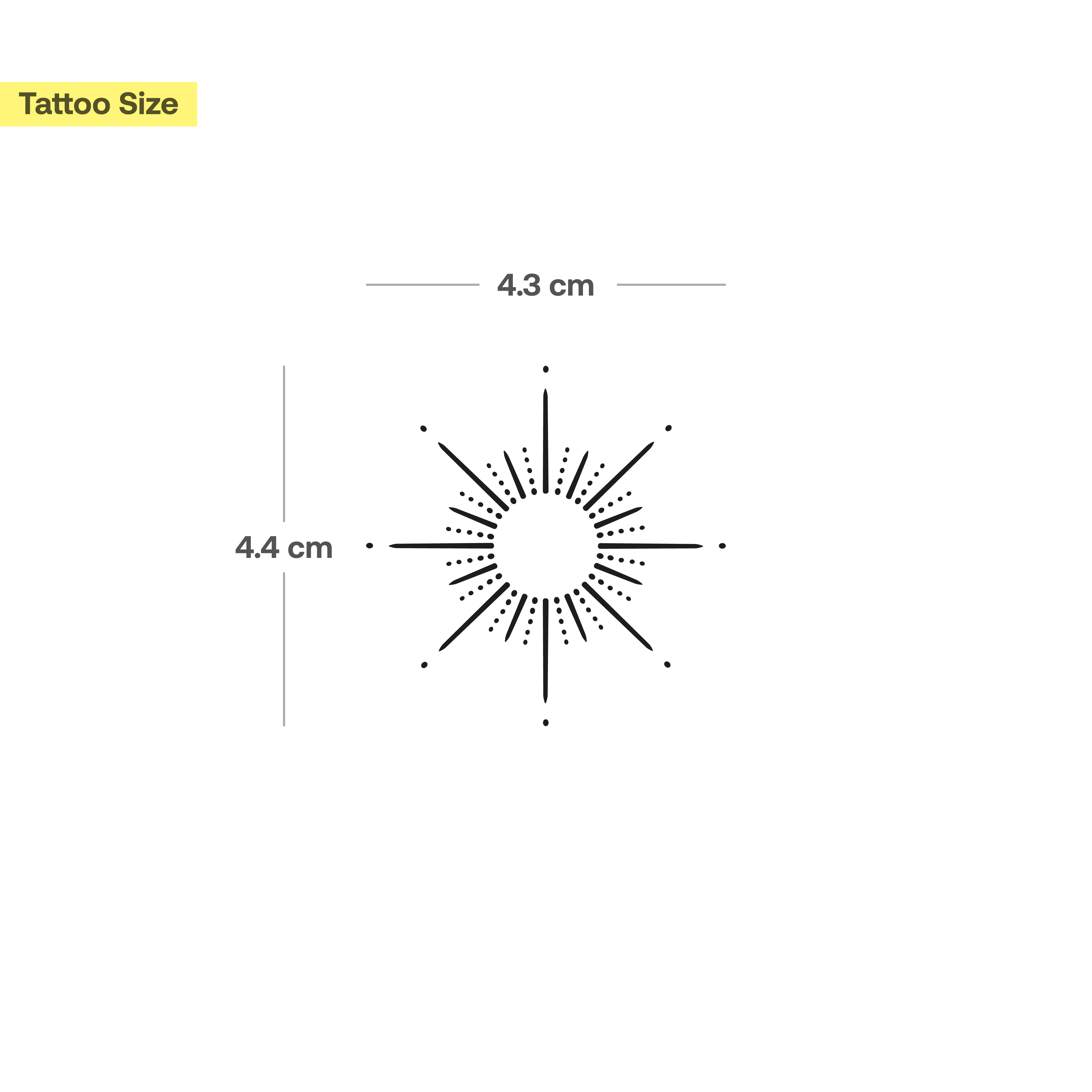 Suns Ornament - New Technology | Temporary Tattoo | inkster – Inkster