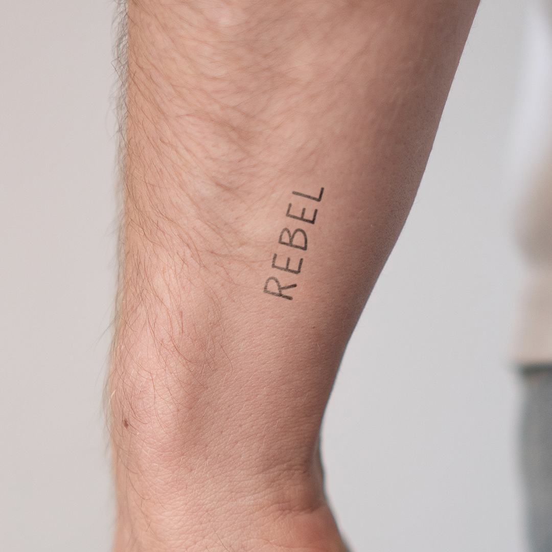 Rebel Tattoo | 2 week temporary tattoo | Inkster