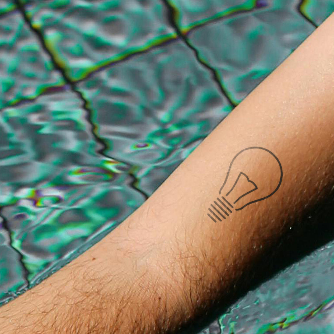Light Bulb - New Technology | Temporary Tattoo | inkster – Inkster