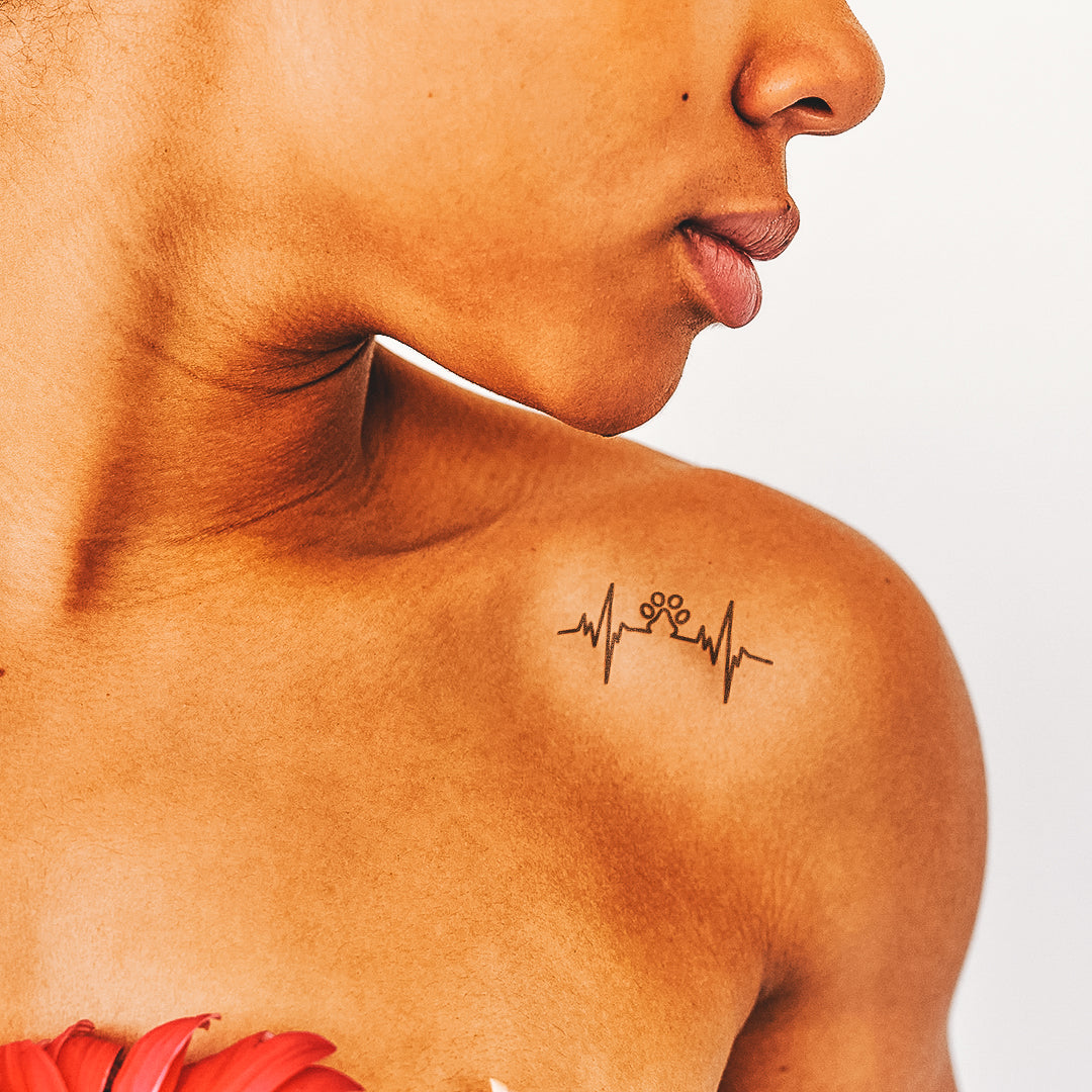 Heart Monitor Tattoo