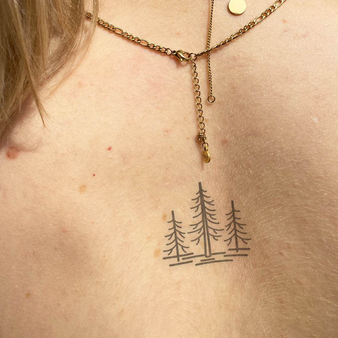 Three Trees | 2 Week Temporary Tattoo | inkster – Inkster