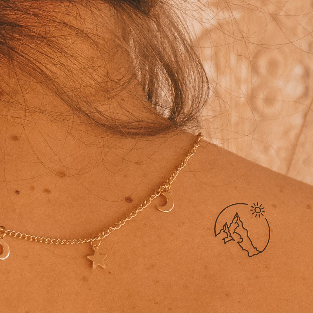 sun mountain | 2 Week Temporary Tattoo | inkster – Inkster