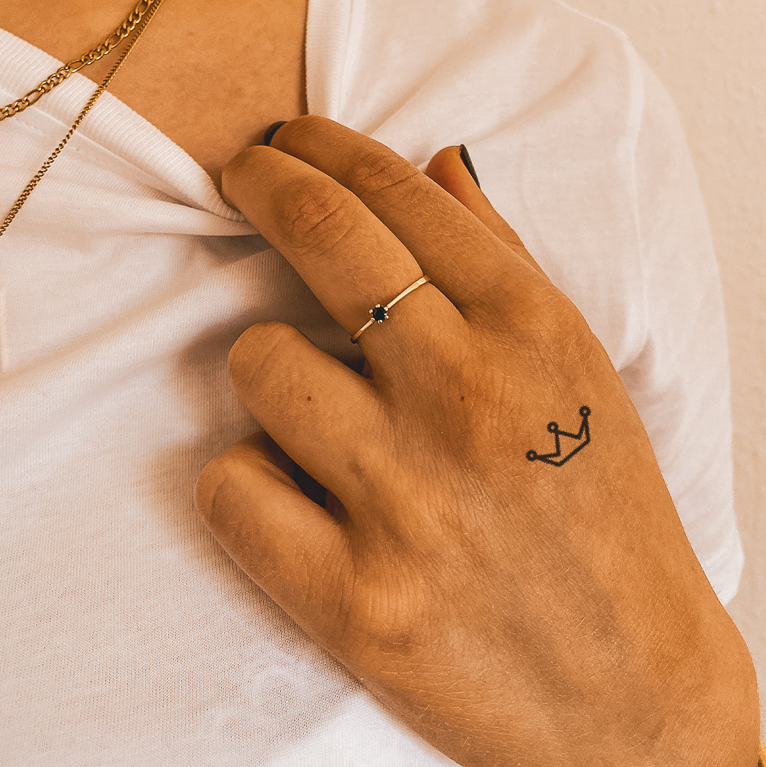 Abstract Crown | 2 Week Temporary Tattoo | inkster – Inkster