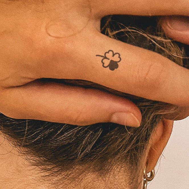 Clover Finger Tattoos