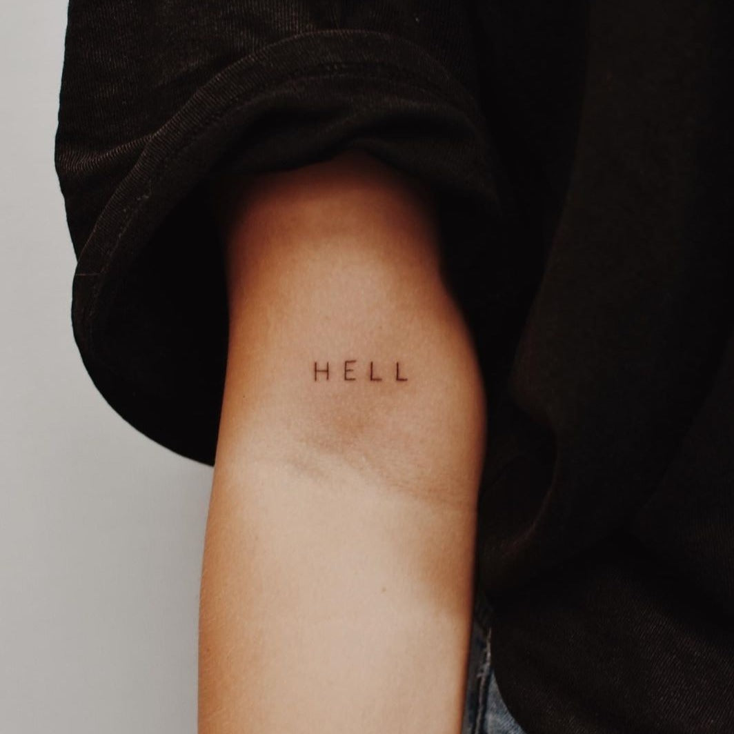 Hell - New Technology | Temporary Tattoo | inkster – Inkster